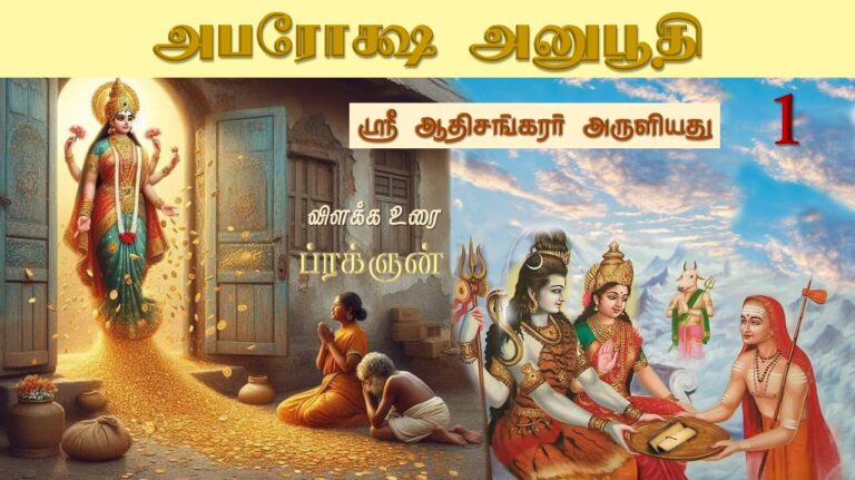 அபரோக்ஷ அனுபூதி - பராபரம் அபரோக்ஷ அனுபூதி - பராபரம்
